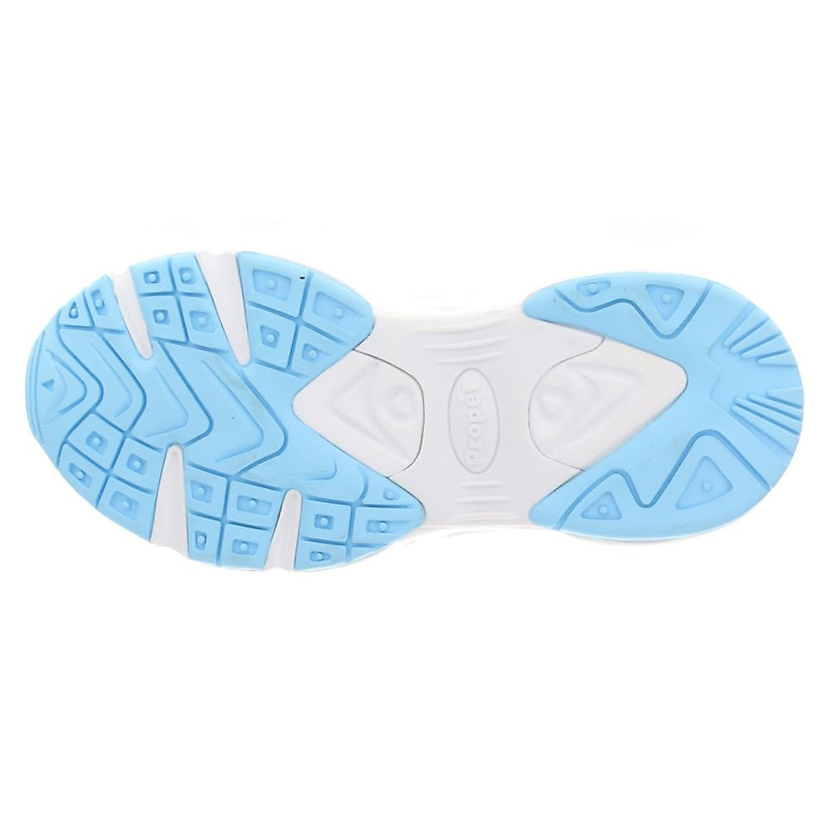 Propet Stability Walker Womens Walking 9 3E US WhiteLight Blue