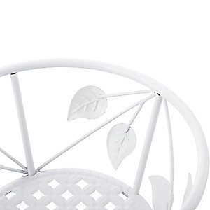 Firlar 2 PCS Hanging Railing Planter, Flower Pot Basket Plant Holder, Iron Art Hanging Baskets Flower Pot Holder, for Patio Balcony Porch Fence Outside and Indoor (8.6 x 4.7 inch)