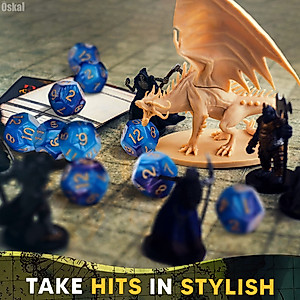 10 Pcs Dungeons and Dragons Dice Set - D12 Dice Set D&d Dice Polyhedral Dice Set Role Playing Dice Sets for Table Games D and D Dice Set - RPG Dice Set Bulk DND Dice Set DND Dice Bulk D&d Dice Set