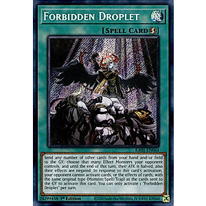 Forbidden Droplet - RA01-EN064 - Secret Rare - 1st Edition