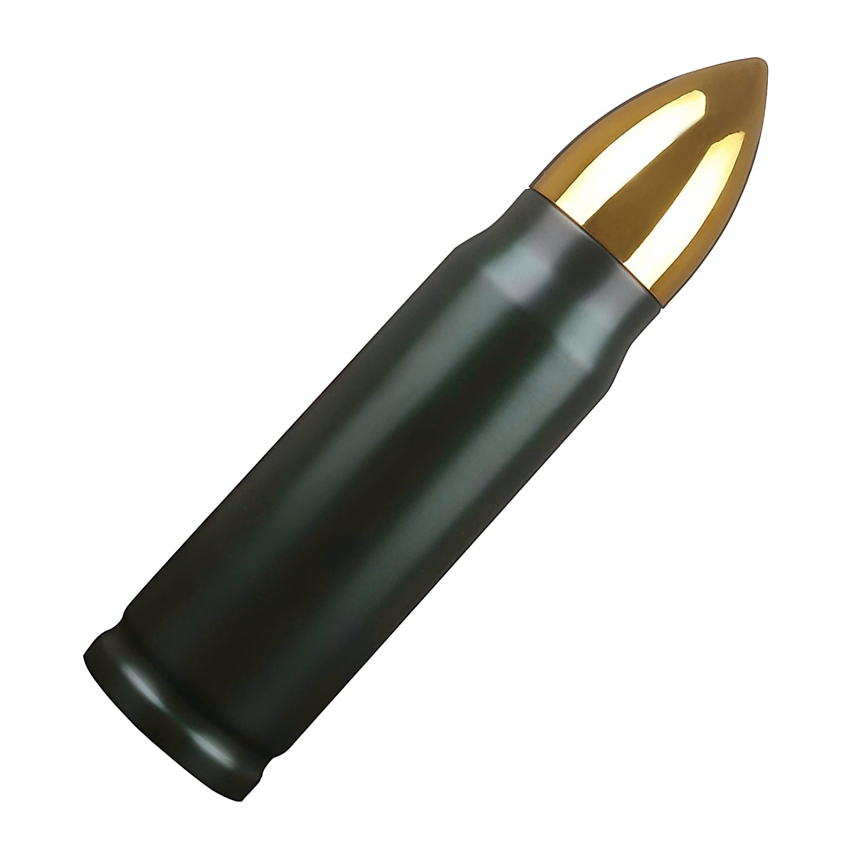 Goetland 304 Stainless Steel 16 oz Bullet Water Bottle Bullet Tumbler Vacuum Insulated Cup Travel Mug Flasks No Logo Army Green