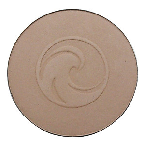 Gabriel Cosmetics Dual Powder Foundation, Natural, Paraben Free, Vegan, Gluten-free, Cruelty-free, Non GMO, Pressed mineral powder, enhanced with Sea Fennel (Light Beige REFILL)