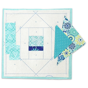 June Tailor Go Mix & Match 12-Block Quilt Kit, Multi