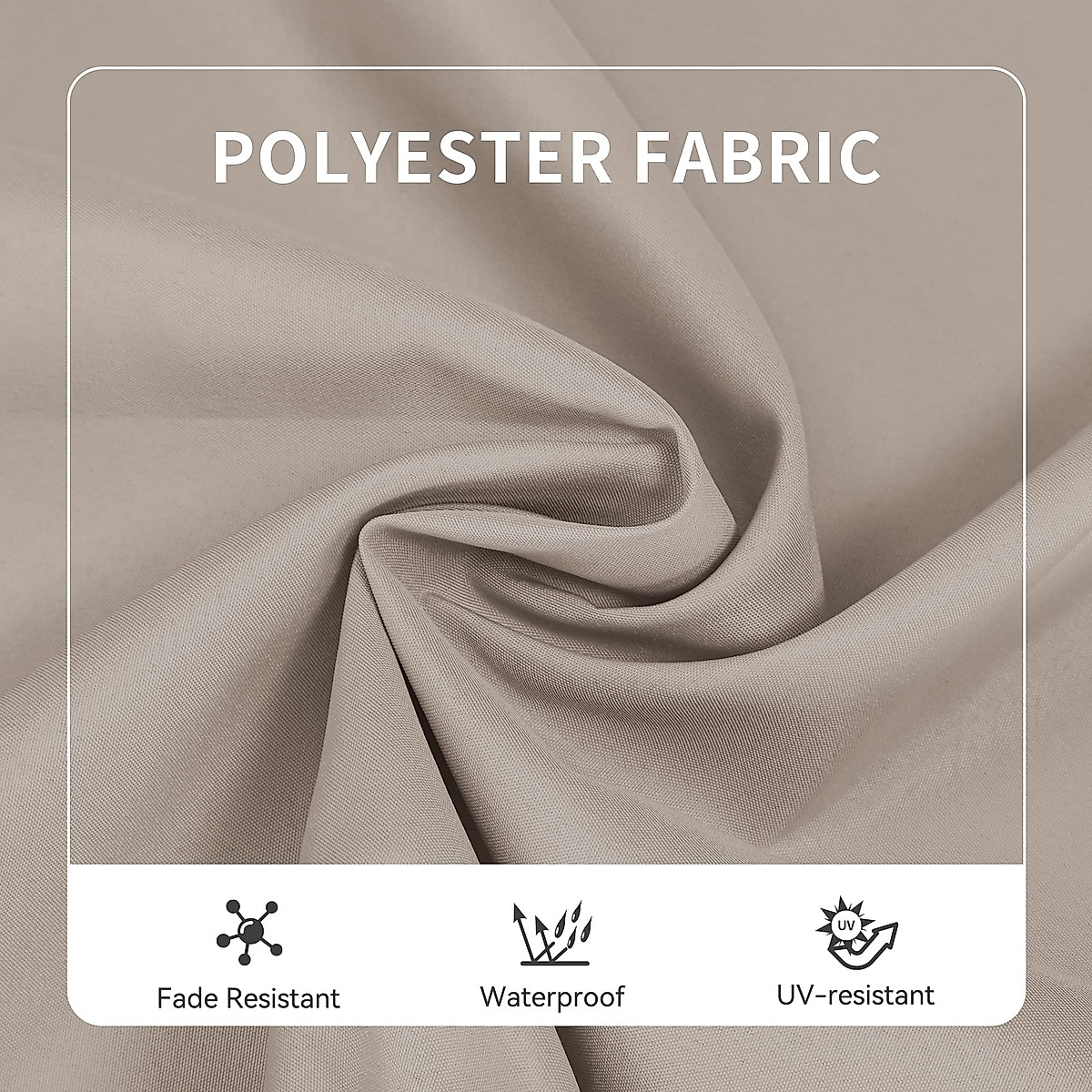 YITAHOME Outdoor Porch Swing, 3 Person Patio Swing Chair with Adjustable Canopy, Removable Cushion,Suitable for Garden, Poolside, Balcony-Grey