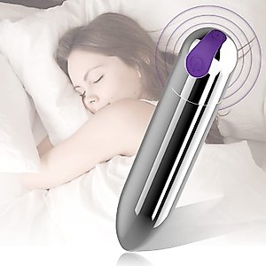 Bullet Vibrator with Angled Tip for Precision Clitoral Stimulation, Discreet Rechargeable Lipstick Vibe with 10 Vibration Modes Waterproof Nipple G-spot Stimulator Sex Toys for Women Redeeming Love