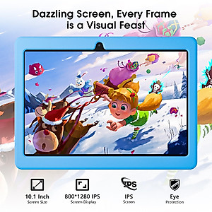 SGIN Tablet, 10 inch Android 1.6GHz Quad-Core Processor Tablets with 2GB RAM 32GB ROM, IPS HD Display，Dual Camera, 5000mAh, WiFi, Bluetooth