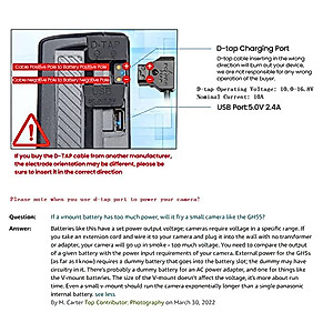 REYTRIC 190Wh and 154Wh V Mount/V-Lock Battery Series with Two D-Tap Charger 13400mAh and 10400mAh
