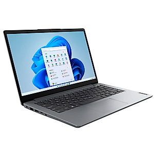 Lenovo IdeaPad 1i 14 Laptop, 14.0" HD Display, Intel Celeron N4020, 4GB RAM, ( 64GB eMMC + 128GB SSD ) Storage, 1-Year Microsoft 365, WiFi 6, HDMI, Webcam, Bluetooth, Win 11 Home, Grey, TiTac Card