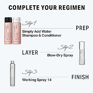 Kenra Platinum Simply Add Water Shampoo | Airy Volume Powder Cleanser | 2 oz.