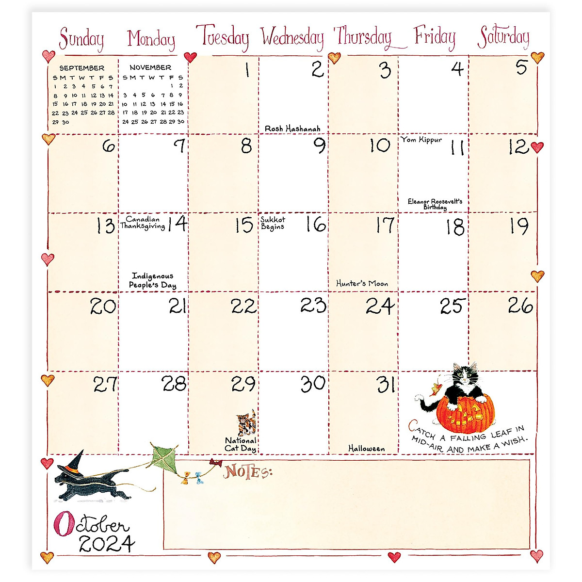 TF PUBLISHING 2024-2025 Susan Branch 2-Year Small Monthly Pocket Planner | 2-Page Large Calendar Grid and Lined Notes Section in Back | Monthly Day Planner for Purse | 3.5" x 6.5"