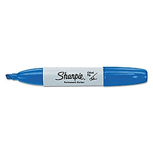 Sharpie 38203 Permanent Marker 5.3Mm Chisel Tip Blue Dozen