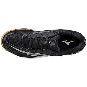 Mizuno Cyclone Speed 3 Junior Shoe-Black-Silver