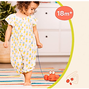 B. toys- Pull Along Lobster Toy - Waggle-A-Longs – Pinchy Pat- Developmental Toy- – Push or Pull –Walking Toy with String – Baby, Toddler, Kids – 18 Months +