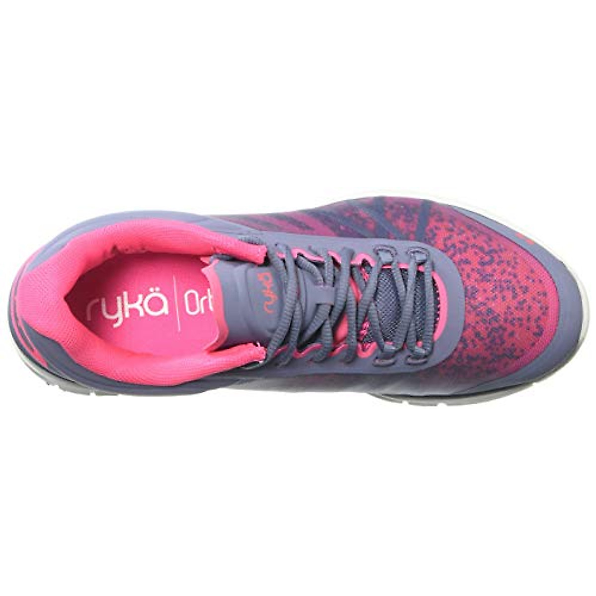 Ryka Women's DYNAMIC 2.5 Athletic Shoe, grey/pink, 8 M US