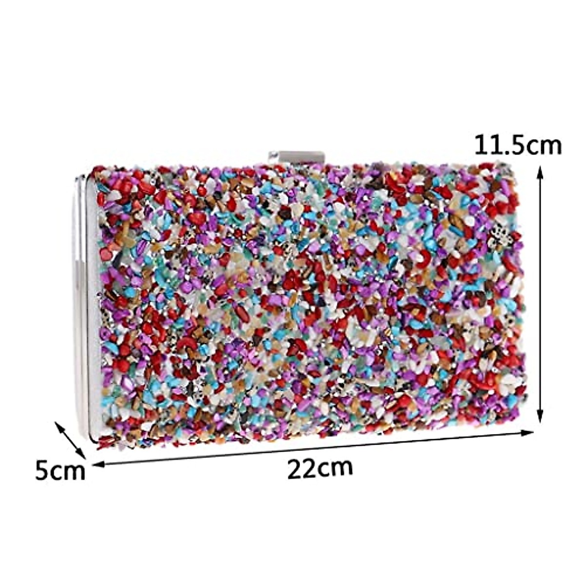 MXIAOXIA Diamonds Candy Evening Bag Summer Fashion Female Small Day Clutch Shoulder Chain Handbags Phone Key Wallets