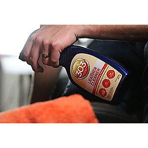 303 Leather Cleaner - Step 1: Cleans & Preps - Safe for Use On Finished & Unfinished Leathers - Cleans Tough Stains - pH Balanced - No Harmful Silicones, 15.5 fl. oz. (30230CSR) Packaging May Vary