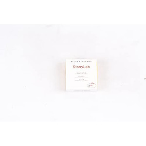 StonyLab Qualitative Filter Paper Circles, 56mm Diameter Cellulose Filter Paper with 20 Micron Particle Retention Medium Filtration Speed, Pack of 100