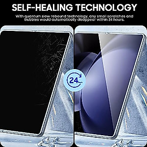 Vizvera【2 Pack Galaxy Z Fold 5 Inner Screen Protector EPU Film+2 Pack Fold 5 Front Screen Flexible Film】With 2 Pack Camera Lens Protector Accessories HD Transparent High Clarity, Anti-Shatter, Bubble Free for Samsung Galaxy Z Fold 5 5G Screen Protector-