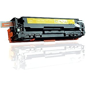 FUDEECON Compatible Toner Cartridge Replacement for 125A CB542A Suitable for use in HP CP1215 CP1210 CP1515N CP1518NI CM1312nfi CM1300 CM1312 Printer(Yellow,1-Pack)