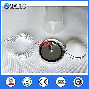 Quality 500Cc 500Ml Luer Lock Tip Plastic Dispenser Dispensing Syringe Barrel With Piston & Adapter Set