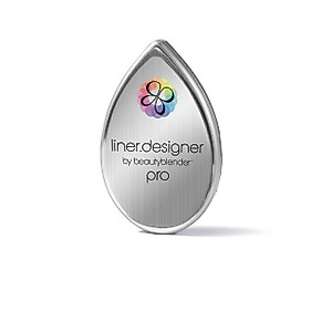 beautyblender® | Liner Designer Pro Beauty Blender Triple-Edged Eyeliner & Eye Pencil Guide, Includes Magnifying Mirror & Suction Cup, For Eye Pencil, Gel Cream, Liquid Liner and Powder Formula