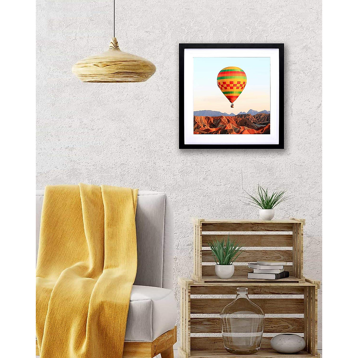 WKDP 12x12 Diamond Painting Frame Display Pictures 10x10inch25x25cm with Mat or 12x12inch30X30cm Without Mat, Diamond Art Frame Wall Hanging Decoration Poster Frame Photo Frame Cross Stitch Frame