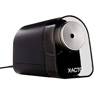 X-ACTO Electric Pencil Sharpener | XLR Heavy Duty Electric Pencil Sharpener, Quiet Motor, Pencil Saver Technology, Auto-Reset and Safe Start