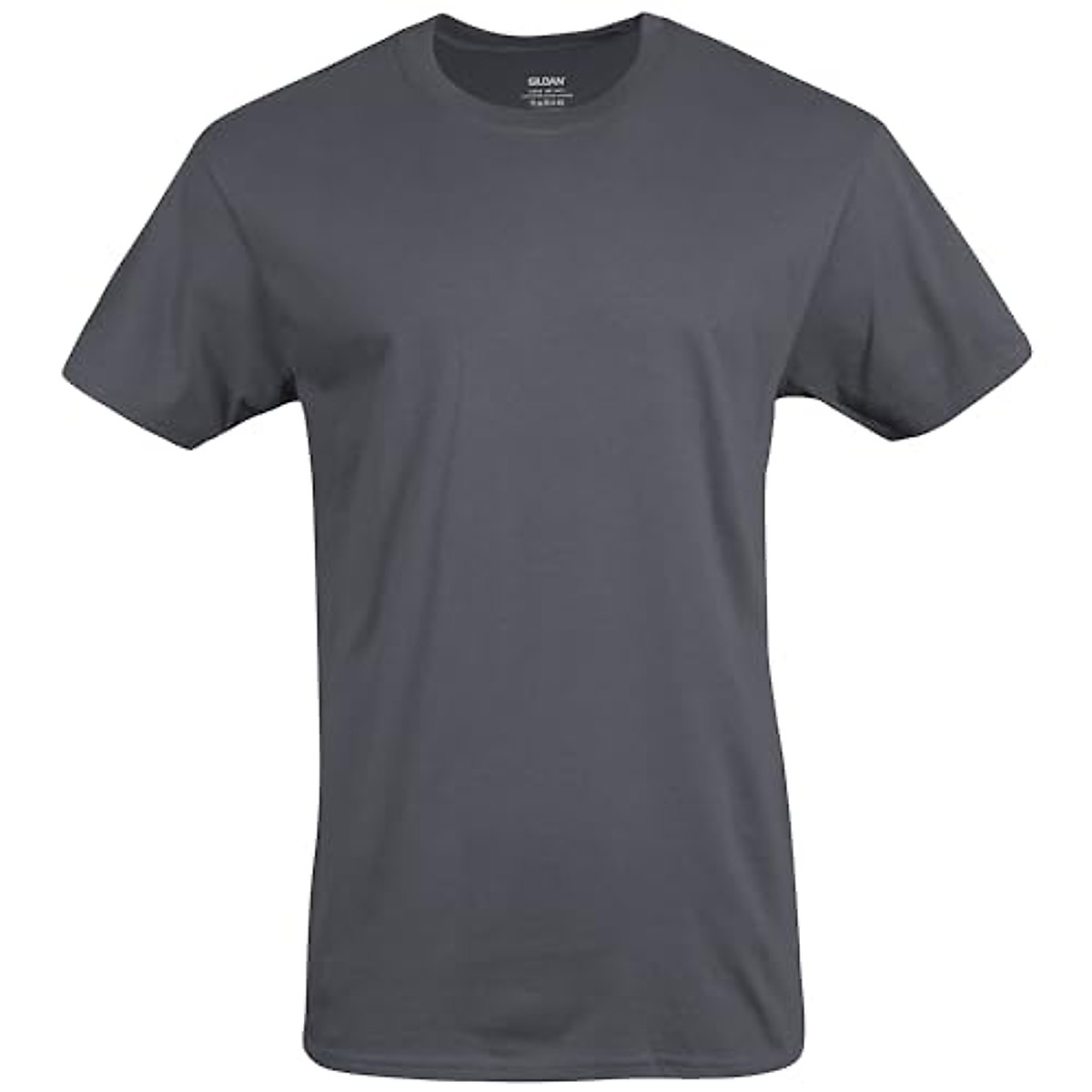 Gildan Men's Crew T-Shirts, Multipack, Style G1100, Navy/Charcoal/Cardinal Red (5-Pack), 2X-Large