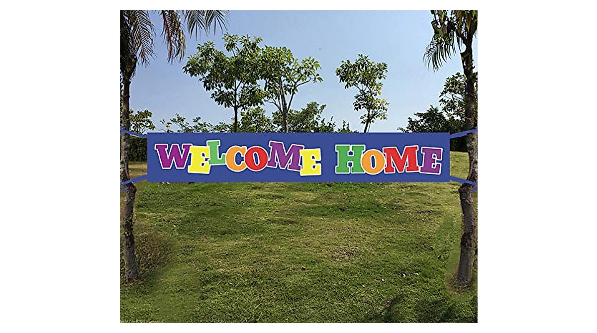 Large Welcome Home Banner - Perfect for Reunions & Celebrations