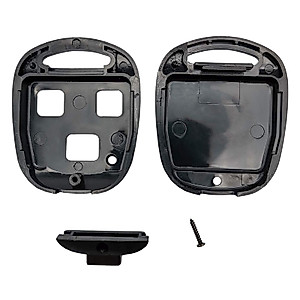 2 Pcs Key Fob Case Shell Fit for Lexus Keyless Entry Remote Car Key Fob Cover Casing Replacement Key Housing (Black)