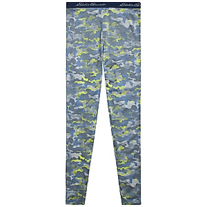 Eddie Bauer Thermal Underwear For Kids - 2 Piece Performance Base Layer Underwear Set For Boys and Girls (5-16), Size 7-8, Lime Green