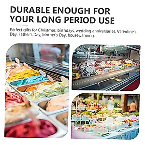 STOBAZA 6pcs ice cream cup glass tulip cup salad jelly cup mousse serving cups dessert tumbler cup footed dessert bowl mousse cups glass dessert bowl pudding bowl European style fruit cup