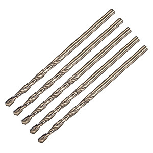 uxcell 24pcs Straight Shank Twist Drill Bits 2mm Gold Titanium & Black Nitride Coated High Speed Steel (HSS) 4341 with 1.5mm Shank for Stainless Steel Alloy Metal Plastic Wood