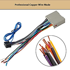 RED WOLF Car Stereo Pionner Wire Harness Adapter Connector Compatible with Ford F150 Escape Focus 2004-2013, Lincoln 2006-2010 Town Car for Pionner Radio CD Player Receiver Amplifier/SWC Cable Plug