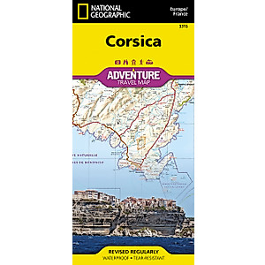 Corsica Map [France] (National Geographic Adventure Map, 3315)