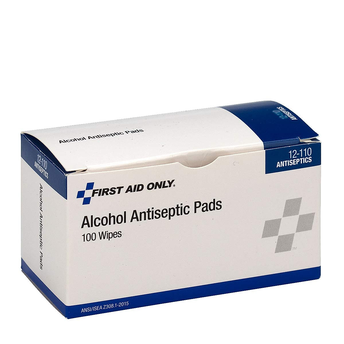 First Aid Only 12-110 Alcohol Wipes, Individually Wrapped, 100 Per Box