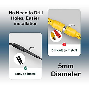 License Plate Frame Backup HD Camera Night Vision Rear View 8 IR LED 170° Angle Waterproof Compatible with Pioneer Car Radio AVH-120BT AVH-210EX AVH-2550NEX AVH-X490BS DMH-100BT DMH-160BT AVHX490BS