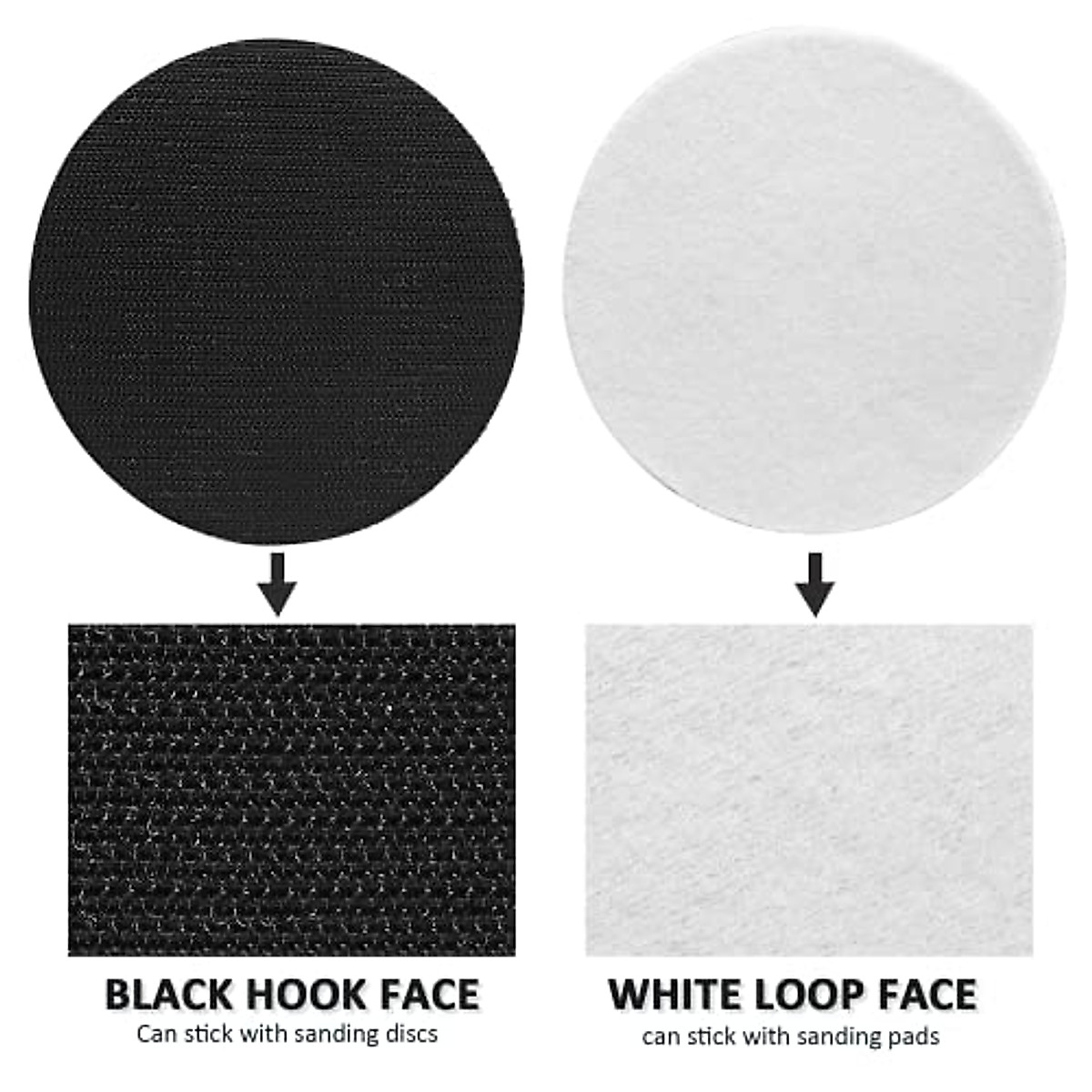 Kyuionty 5 Pack 4 Inch Hook and Loop Soft Sponge Cushion Buffer Pad, Foam Sponge Buffer Backing Pad Soft Density Interface Pad for Polishing and Buffing