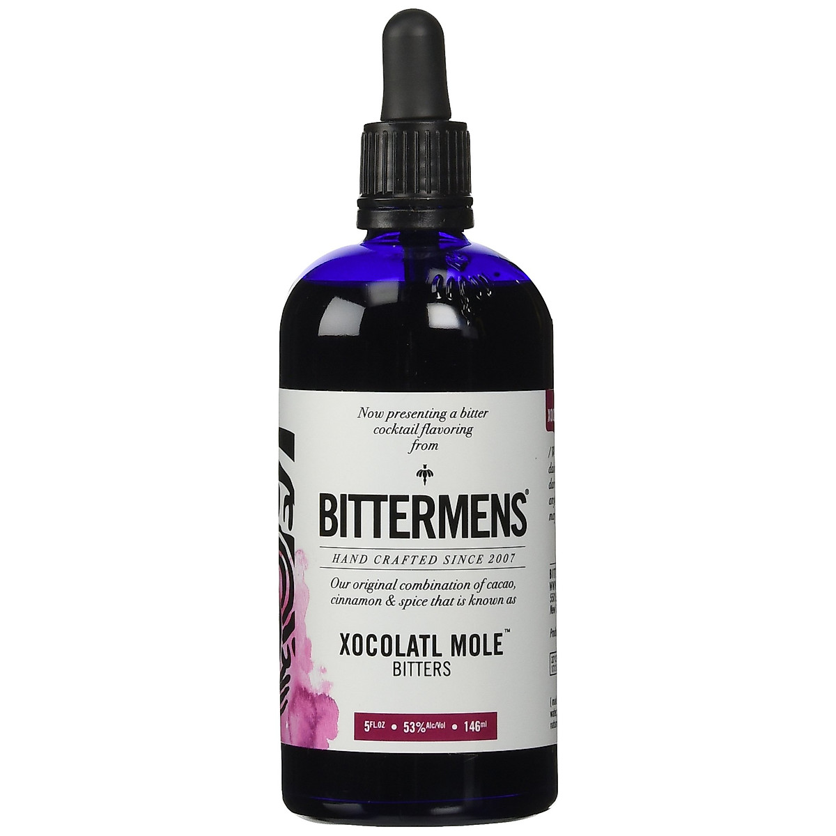 Bittermens Xocolatl Mole Bitters, 5oz - For Modern Cocktails, An Original Combination of Cacao, Cinnamon and Spice