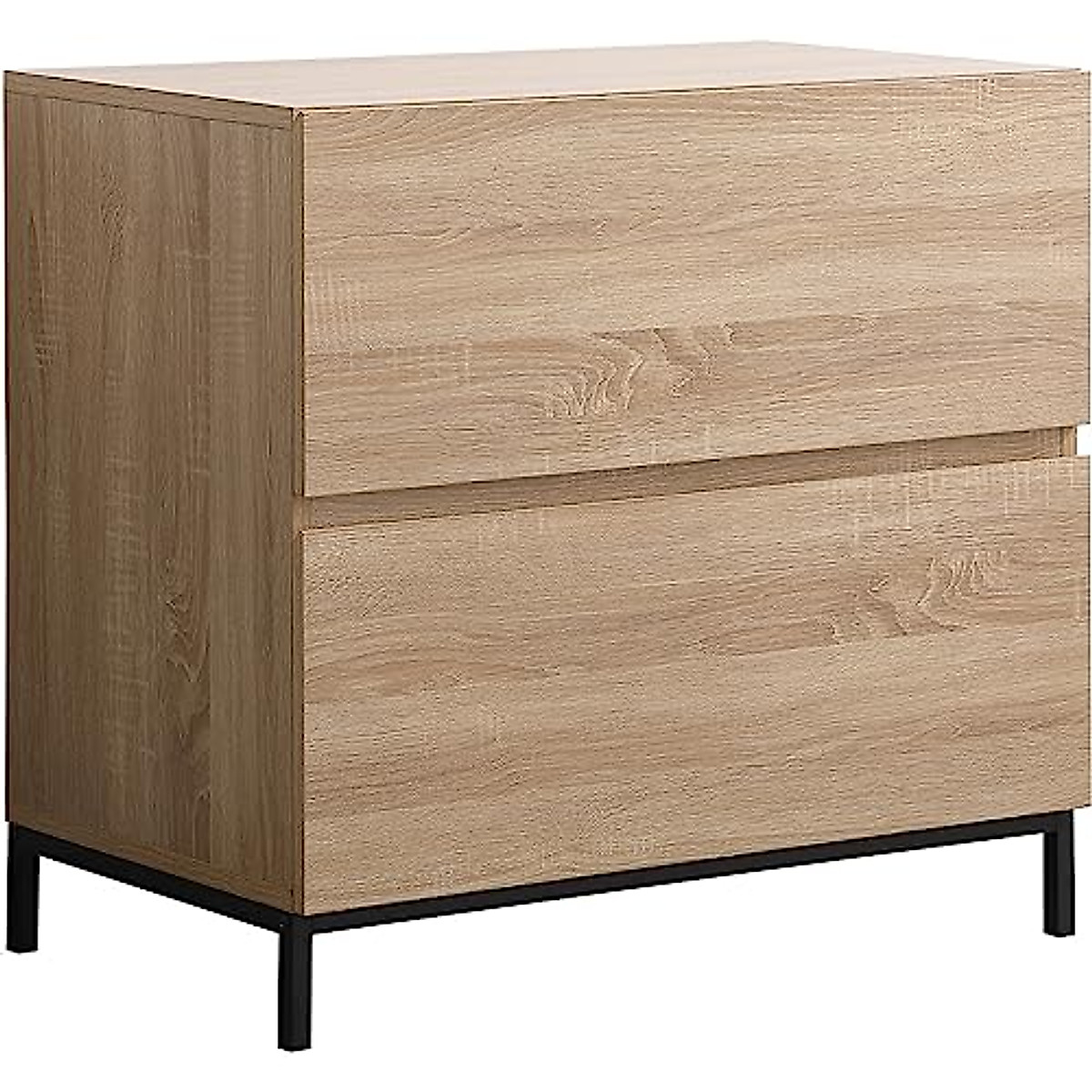 Elegant Decor 32 inch lateral File Cabinet in Mango Wood