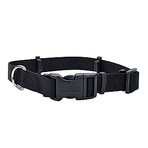 Coastal - Secureaway Flea Collar Protectors, Black, 1" x 18"-26"