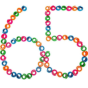 New brothread 65pcs Thread Spool Savers - Prevent Thread Tails from Unwinding - No Loose Ends for Sewing and Embroidery Machine Thread Spools