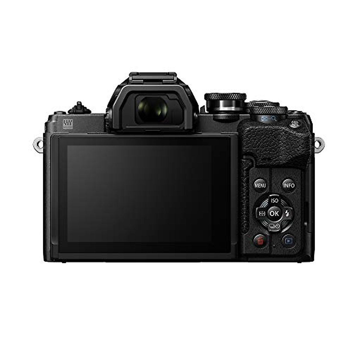OLYMPUS E-M10 Mark IV Black Micro Four Thirds System Camera 20MP Sensor 5-Axis Image Stabilization 4K Video Wi-Fi