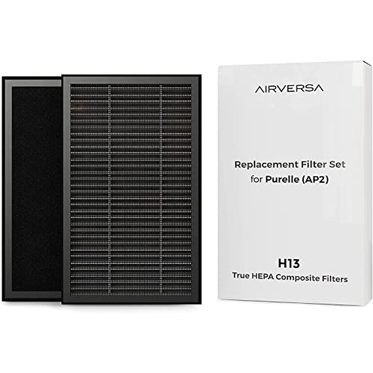 True HEPA Replacement Filter Set (99.97%) for Airversa AP2 Purelle