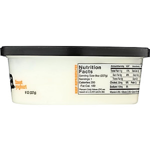 Noosa Gluten Free Peach Yoghurt 8 OZ (Pack of 12)