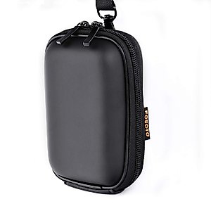 FOSOTO Snug Fit Black Camera Case Compatible with Canon PowerShot ELPH 180 190 360 HS SX620 A2300 IXUS 285 180 G9X,Sony Cyber-Shot DSC-W830 W810 W800 WX220 HX80 HX90,Nikon Coolpix A10 S7000 W100