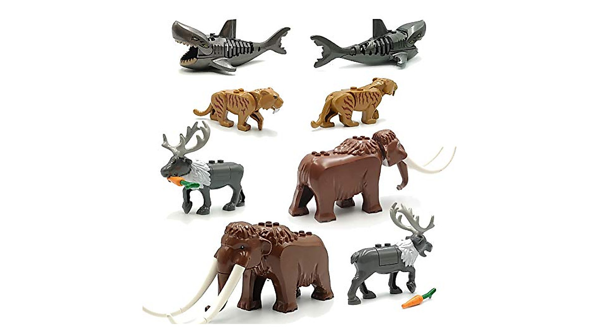 8PCS City Animals Building Blocks - Creative Educational Toy