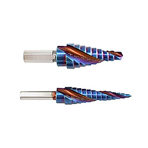 Astro Pneumatic Tool Astro Tools 9442 Blue Steel 2pc Max-Duty Step Drill Set