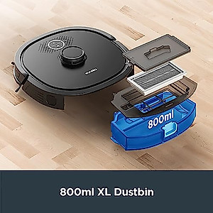 EUREKA Robotic Vacuum Cleaner, NER650 2000Pa Robot Vacuum with LDS Navigation, Smart Mapping and Wi-Fi Connected for Carpet Floor with Alexa Google Assistant Black