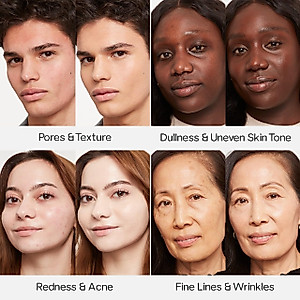 Saie Glowy Super Skin Tint Liquid Foundation - Hydrating Serum Foundation with Lightweight, Medium Coverage - Formulated with Hyaluronic Acid to Hydrate, Brighten and Plump - Shade 11 (1.01 oz)